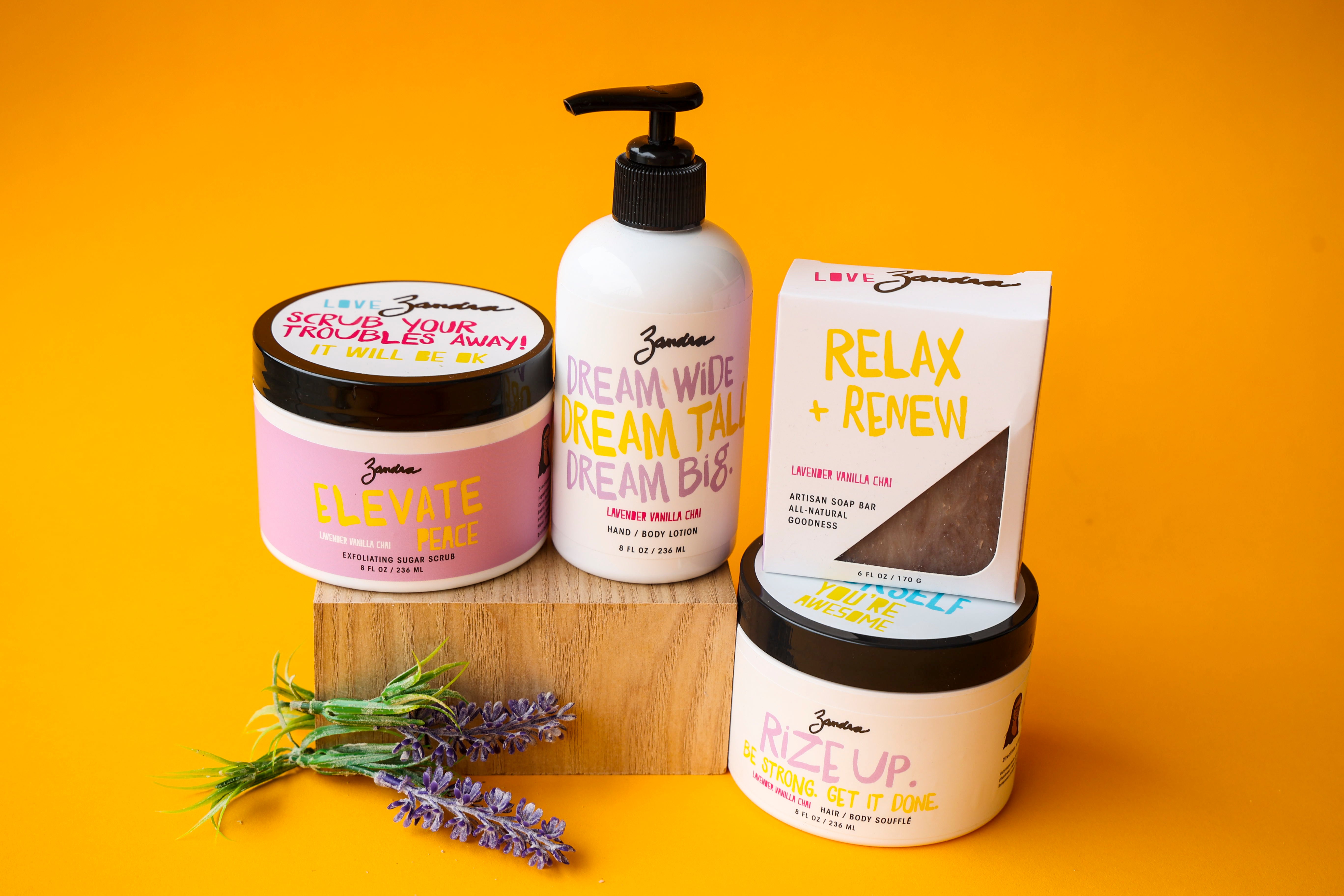 LAVENDER VANILLA CHAI ARTISAN SOAP BAR – Zandra Beauty